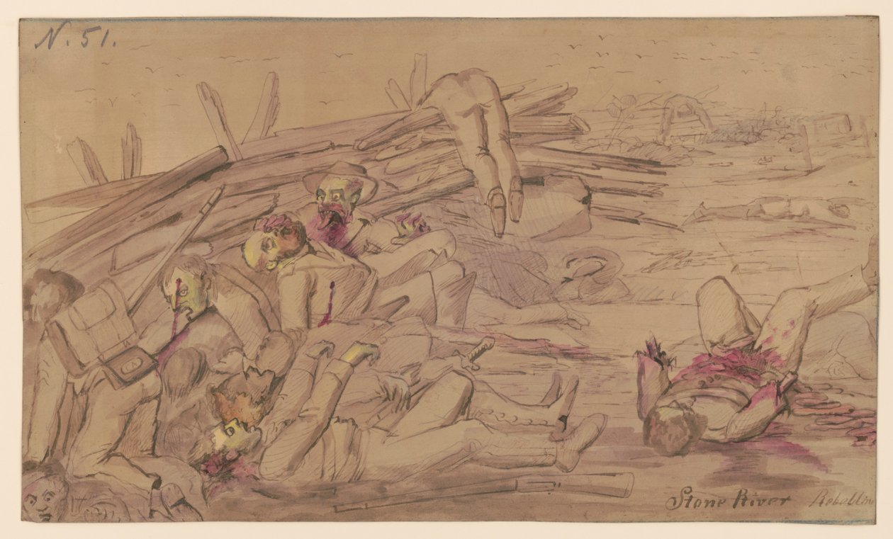 Stone River Rebellion by Adolph Metzner: Fine art print