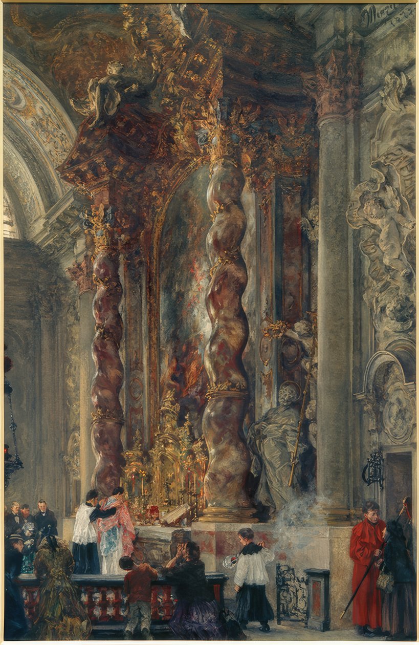 The High Altar of the Damenstiftskirche in Munich