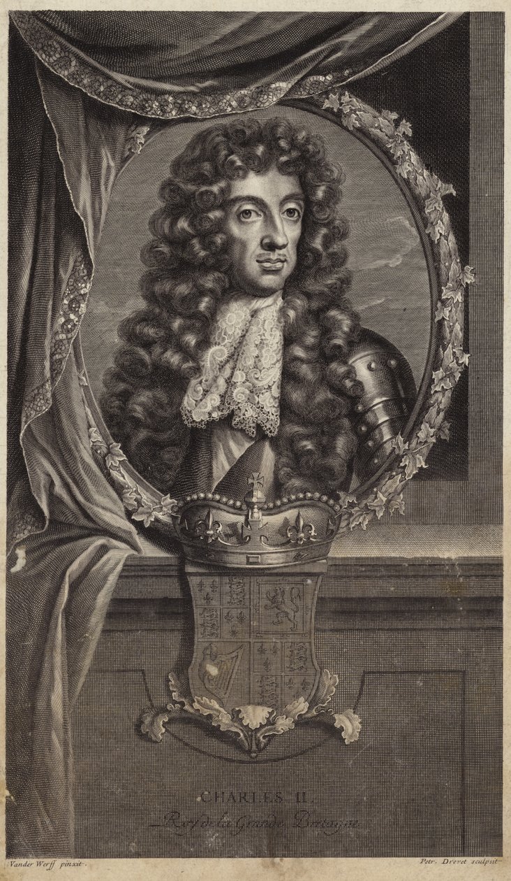 Portrait of King Charles II by Adriaan van der Werff