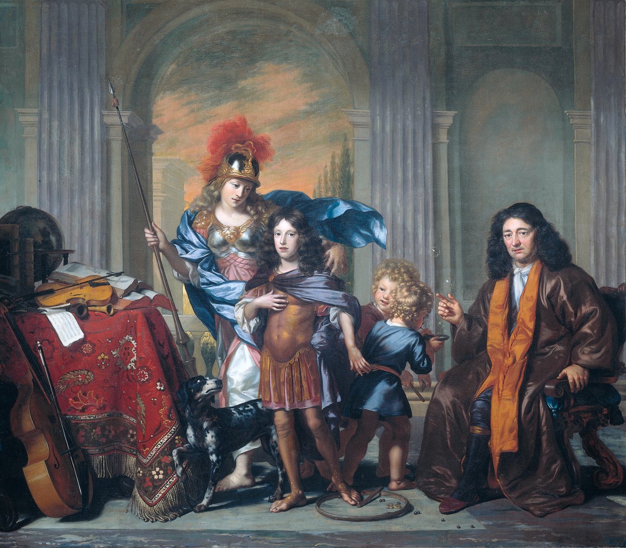 Allegorical Group Portrait, Probably Showing Anthony de Bordes Sr ...
