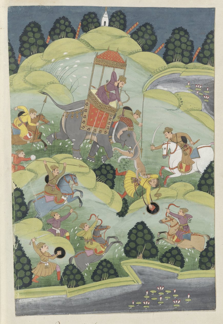 Tiger Hunt by Adrianus Canter Visscher: Buy fine art print