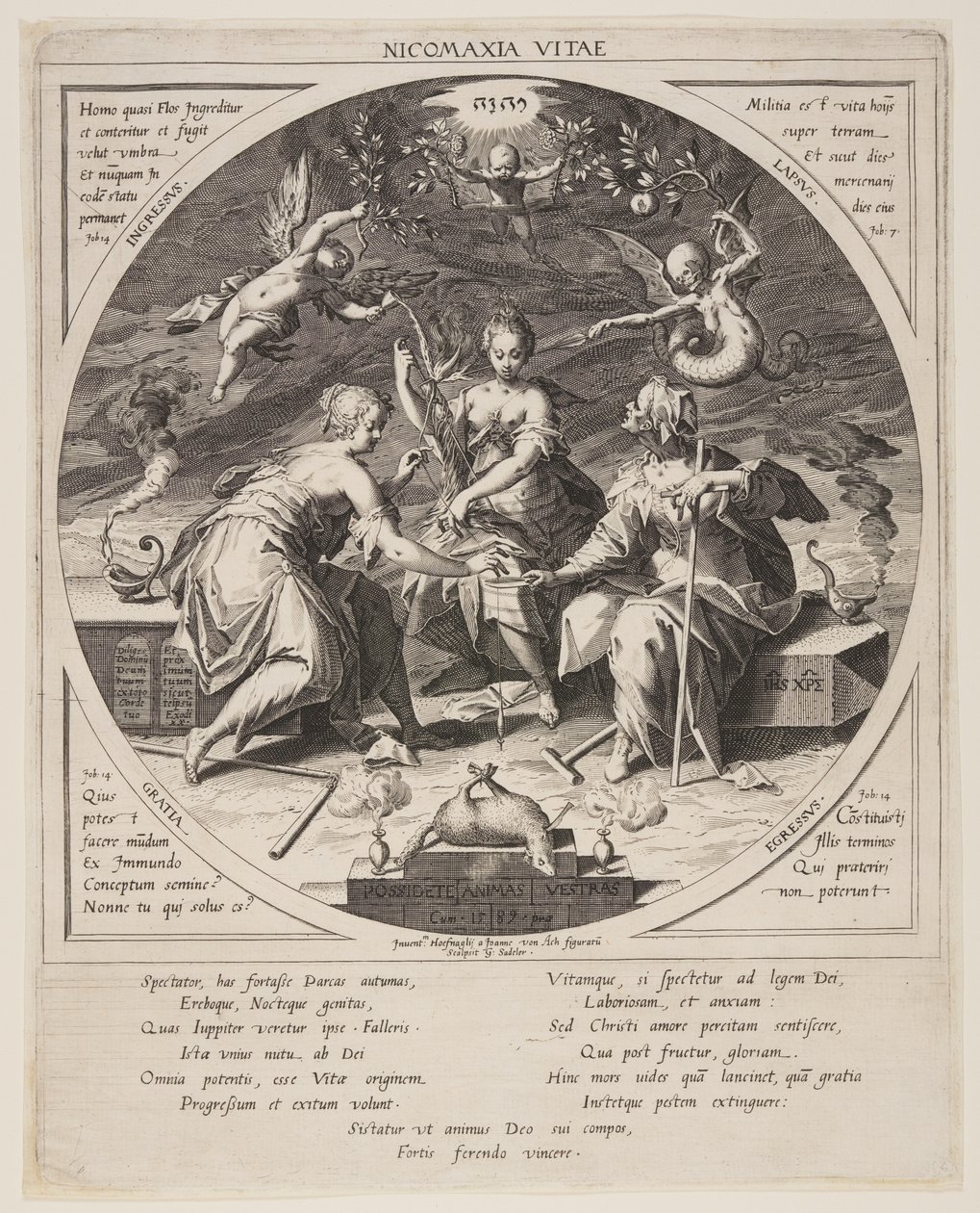 The Three Fates by Aegidius Sadeler II: Buy fine art prints