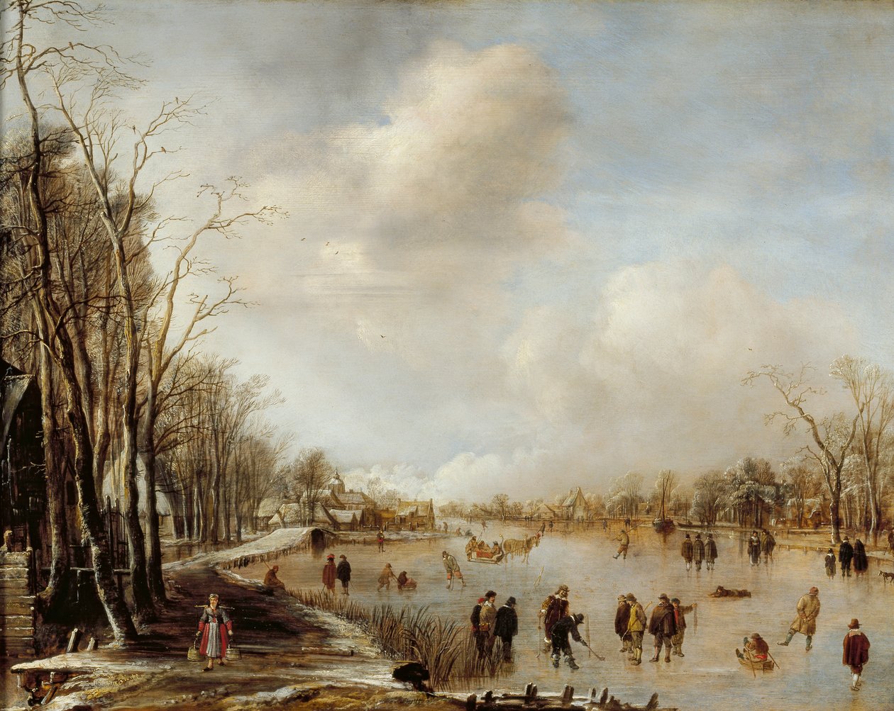 Winter Landscape by Aert van der Neer: Buy fine art print