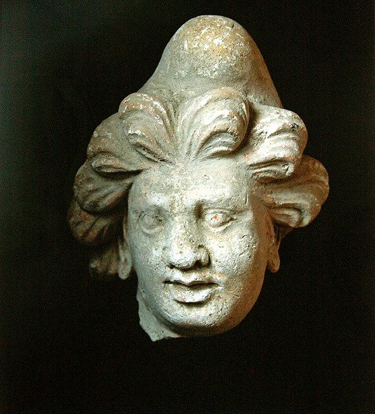 Head of a Man Wearing a Phrygian Cap by Afghan School