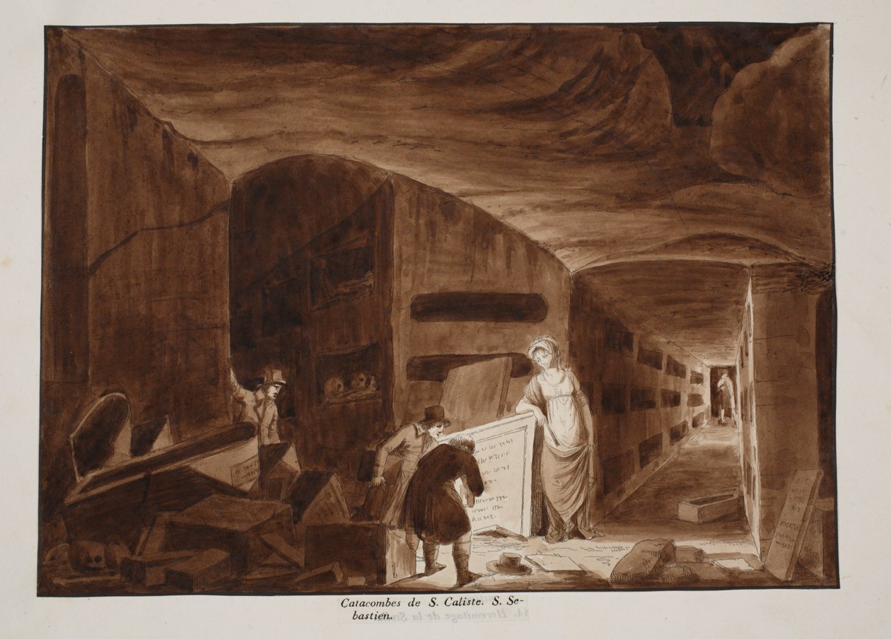 The Catacombs of St. Calixtus by Agostino Tofanelli