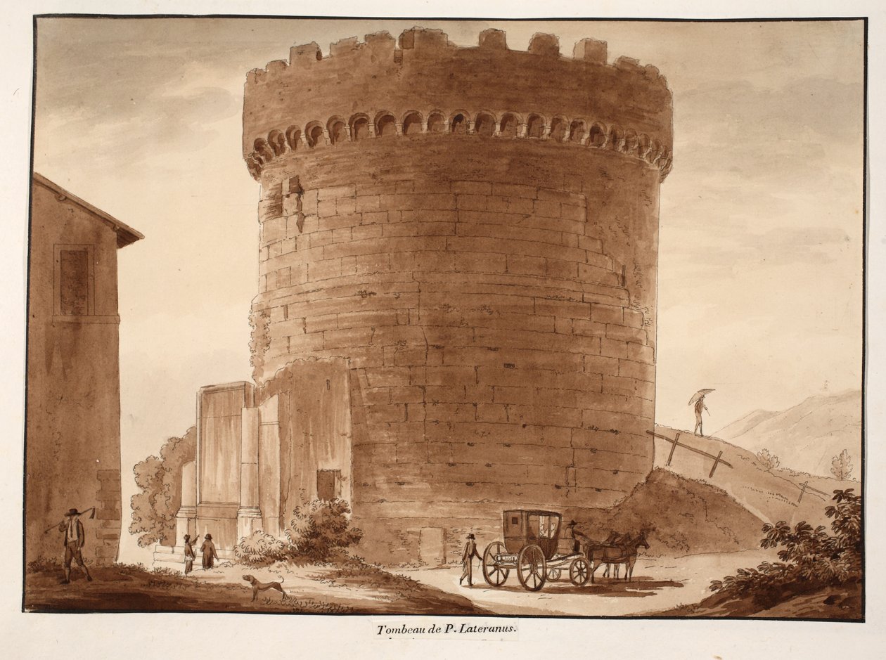 The Tomb of the Horatii and Curiatii by Agostino Tofanelli