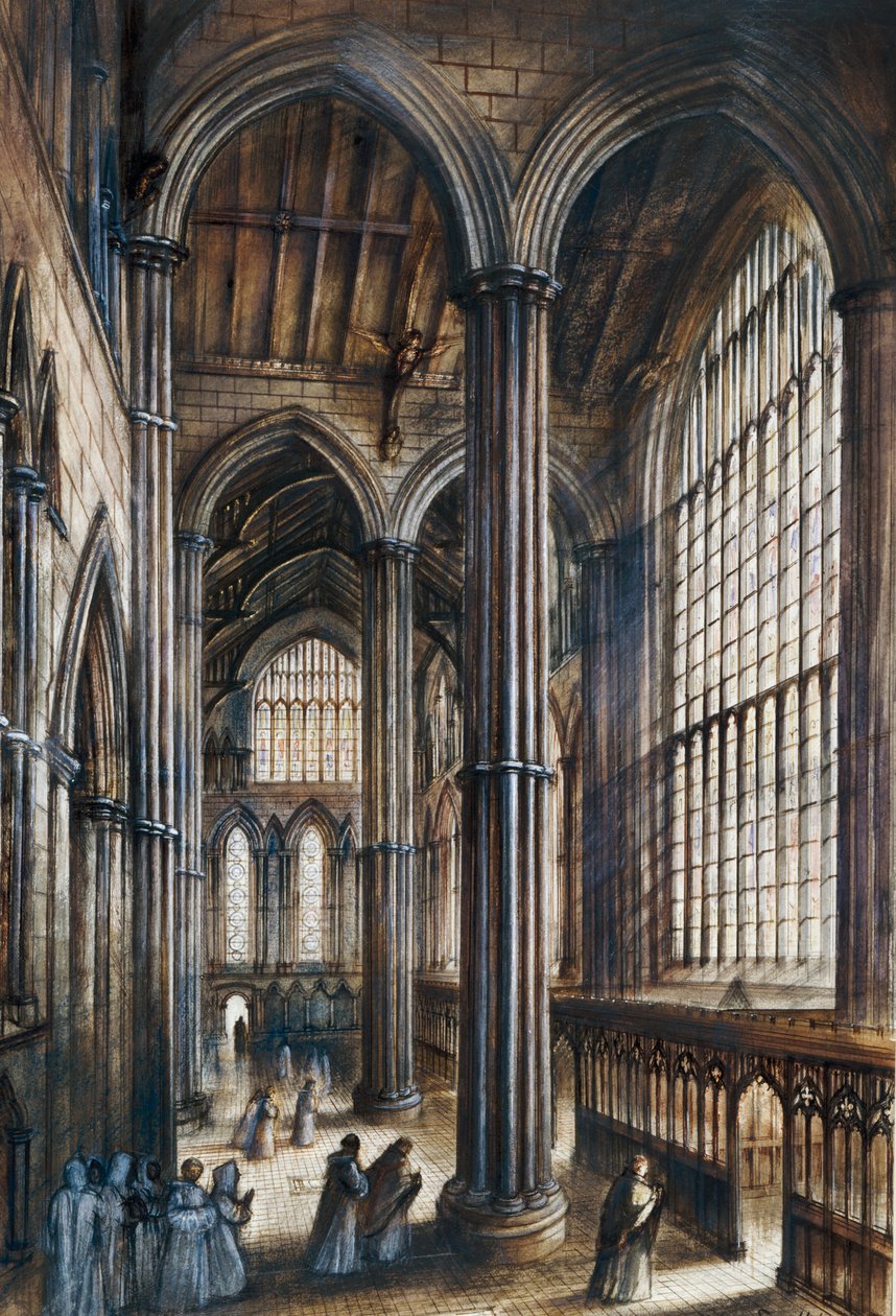 Fountains Abbey by Alan Ernest Sorrell: Buy fine art print