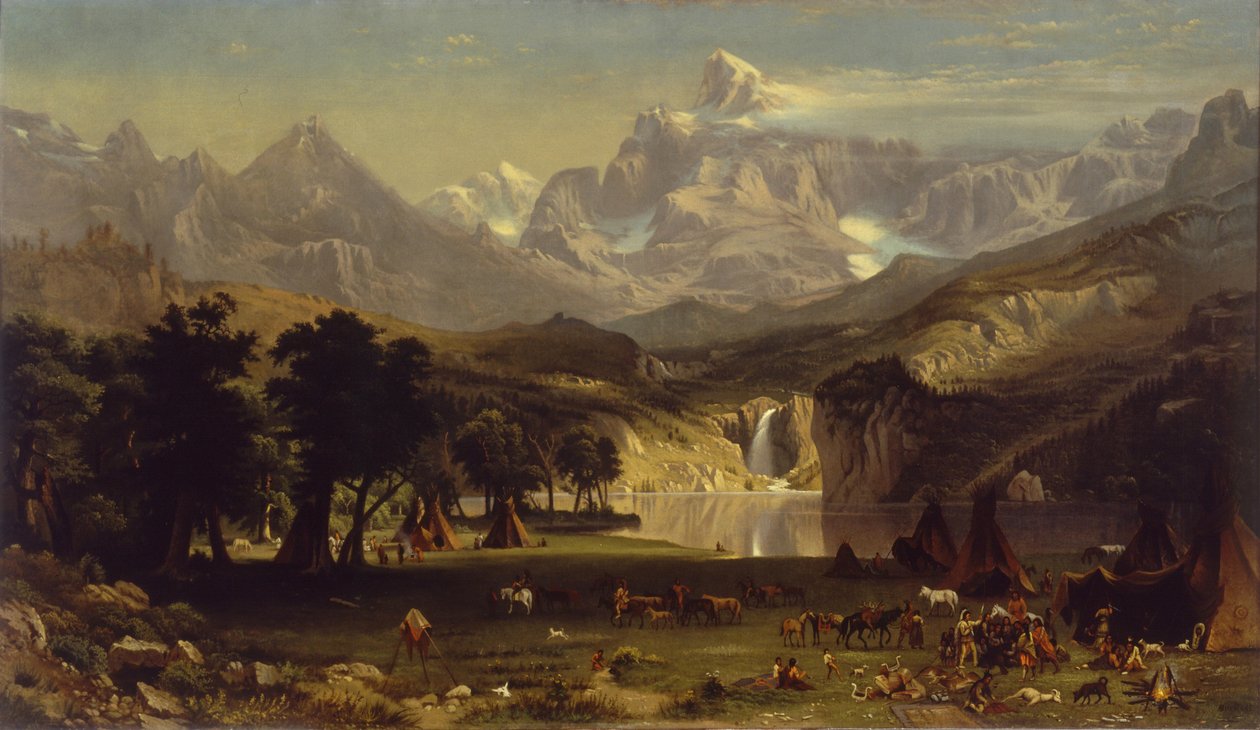 The Rocky Mountains, Landers Peak by Albert Bierstadt