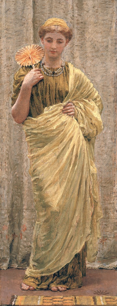 The Gilded Fan by Albert Joseph Moore: Buy fine art print