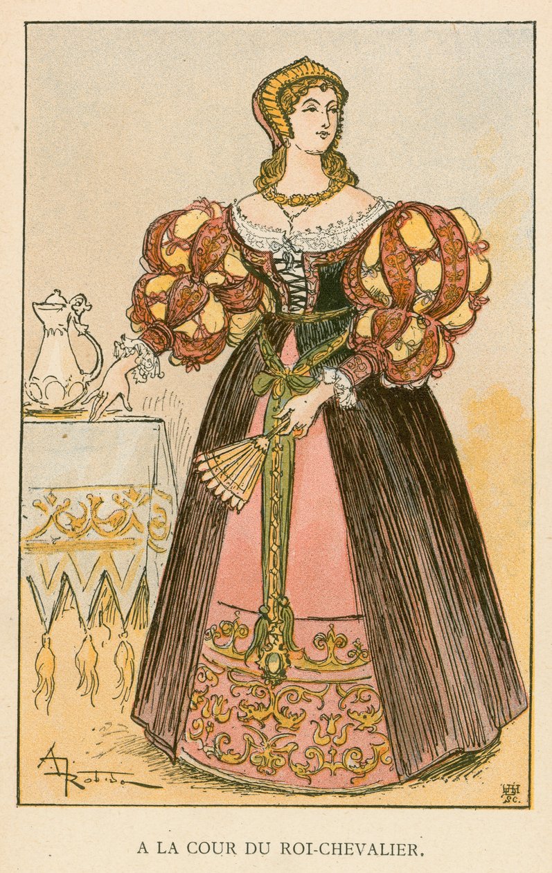 At the Court of the Knight King by Albert Robida