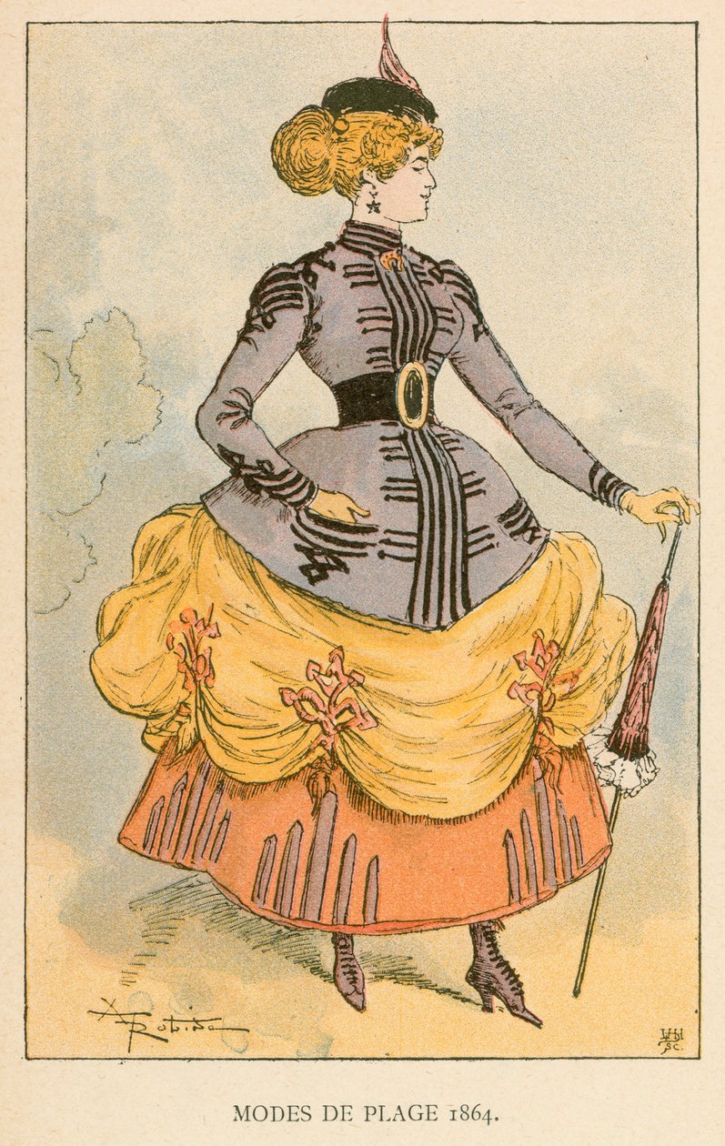 Modes de Plage 1864 by Albert Robida: Buy fine art print