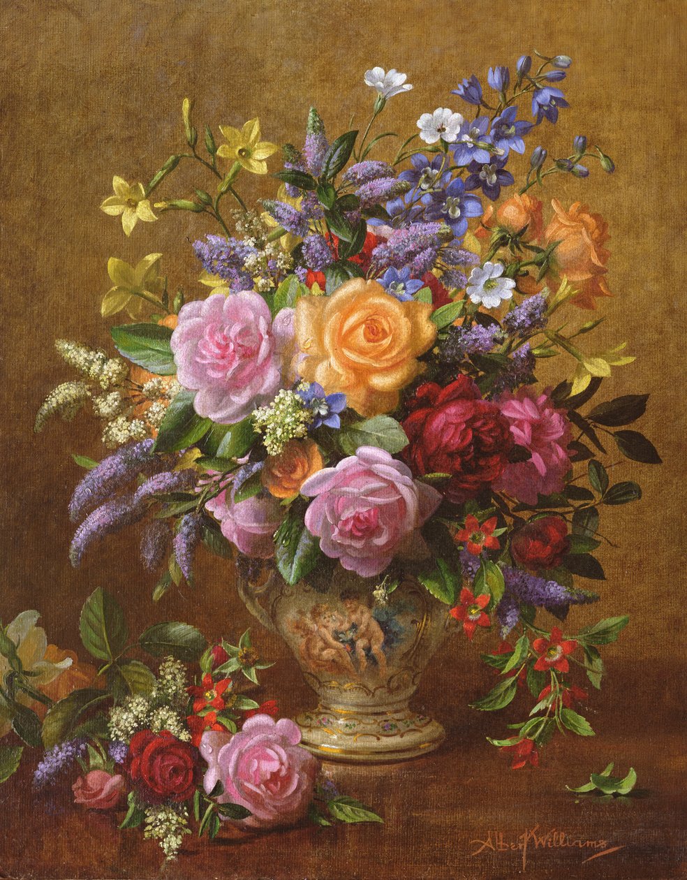 A Colourful Bunch by Albert Williams: Buy fine art print