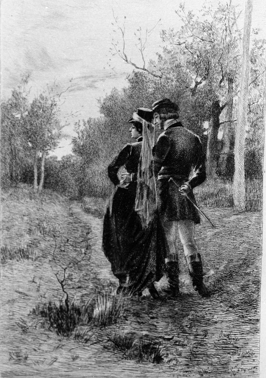 Illustration of the novel 'Madame Bovary' by Gustave Flaubert (1821 ...