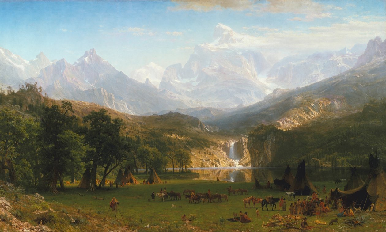 Rocky Mountains, Lander's Peak by Albert Bierstadt
