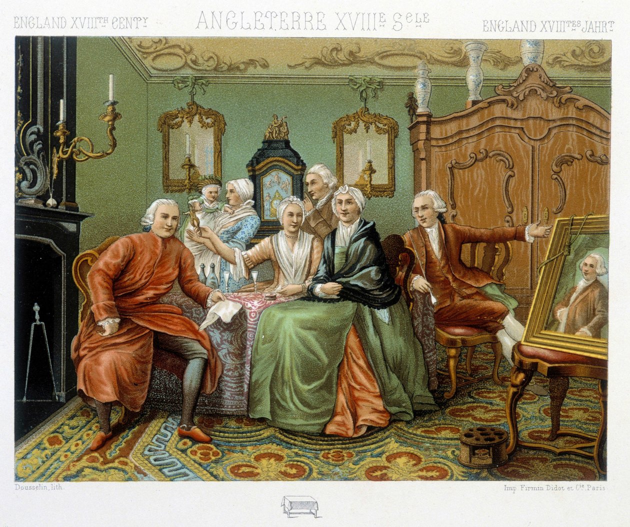 English Bourgeois in Their Interior