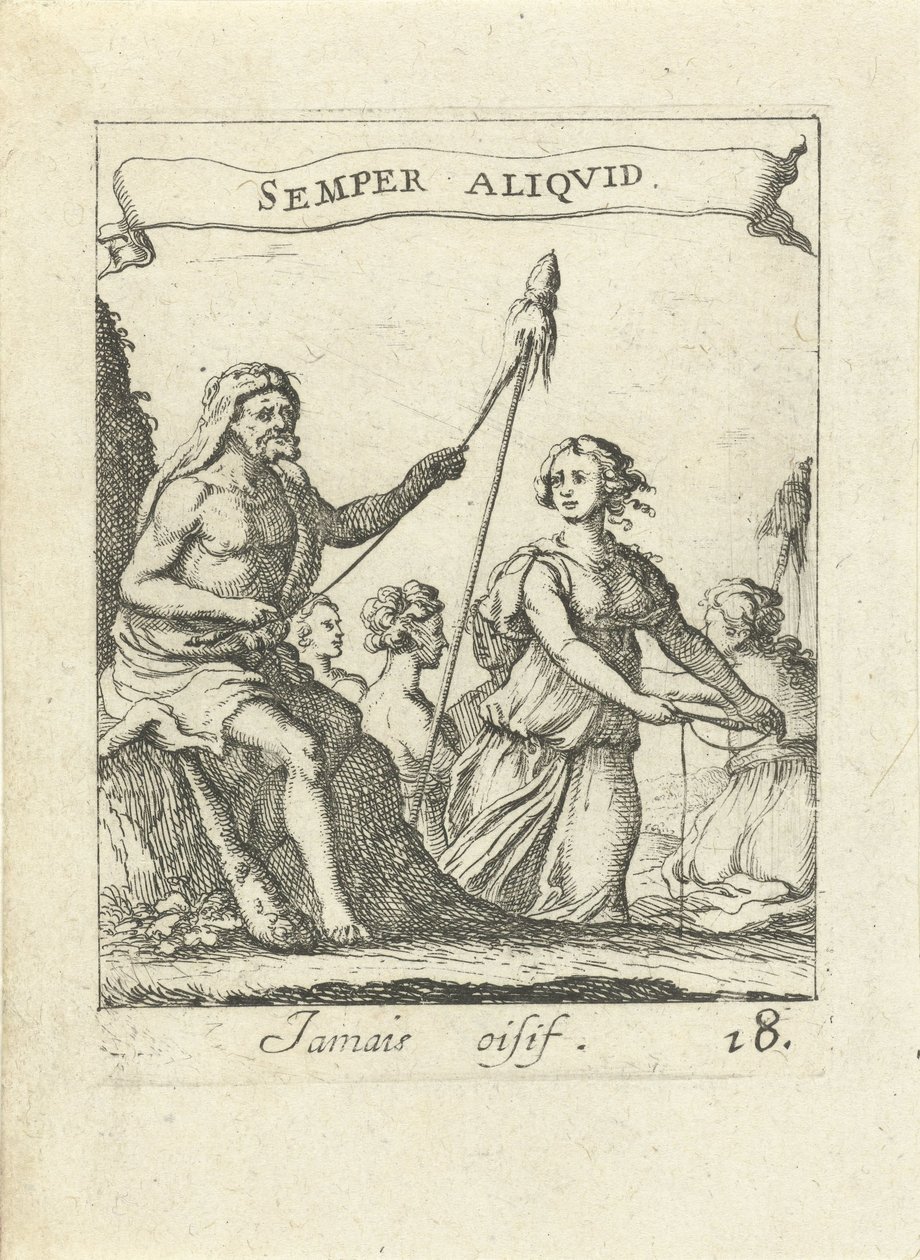 Spinning Hercules by Albert Flamen: Buy fine art print