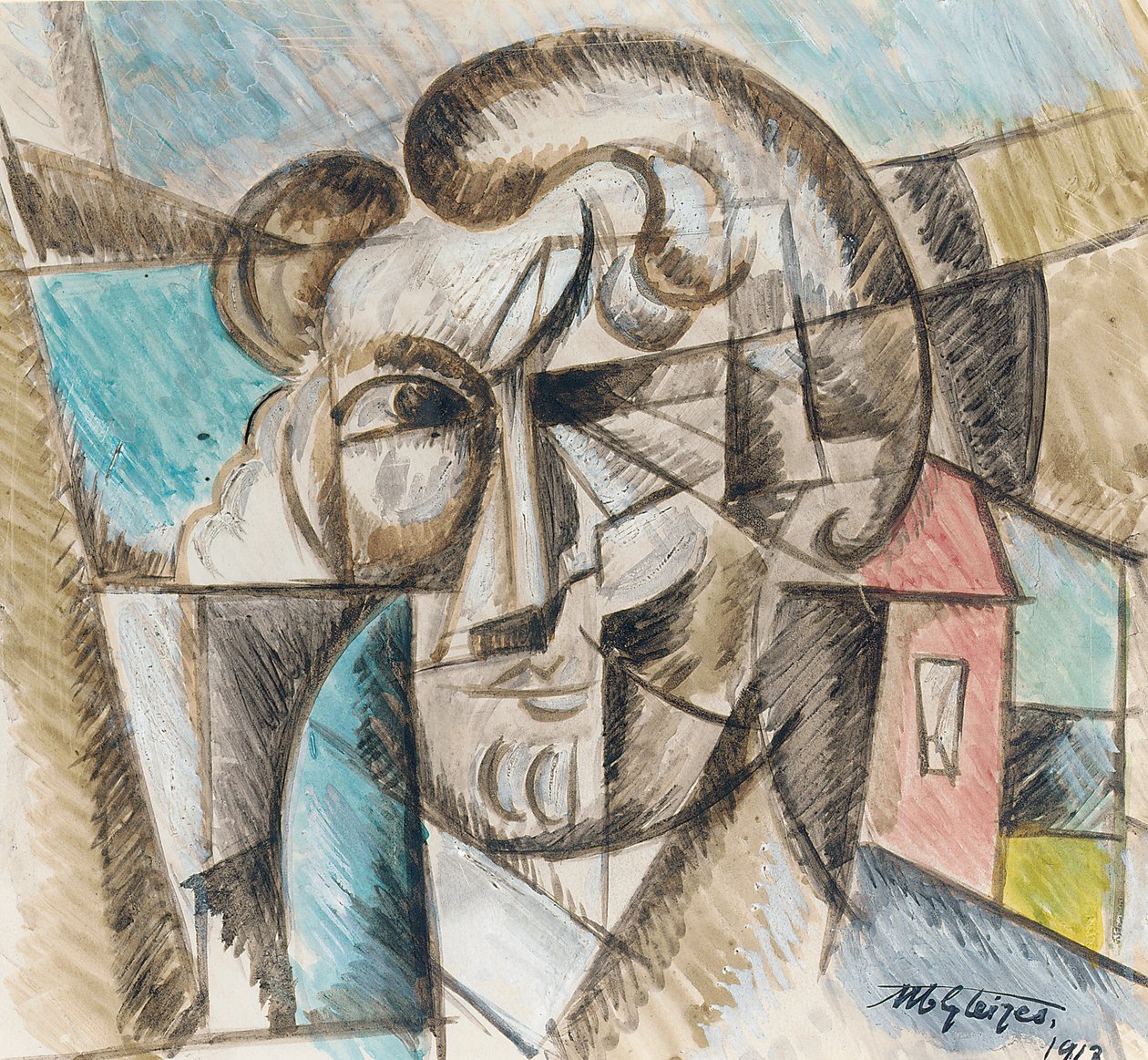 Head of a Man by Albert Gleizes: Buy fine art print