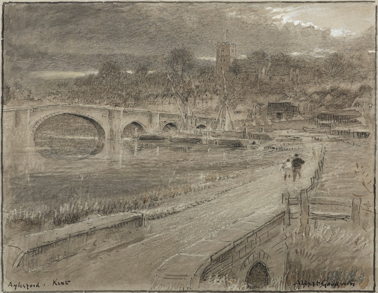 Aylesford, Kent by Albert Goodwin: Buy fine art print