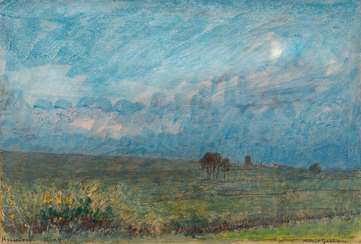 Reculver, Kent by Albert Goodwin: Buy fine art print