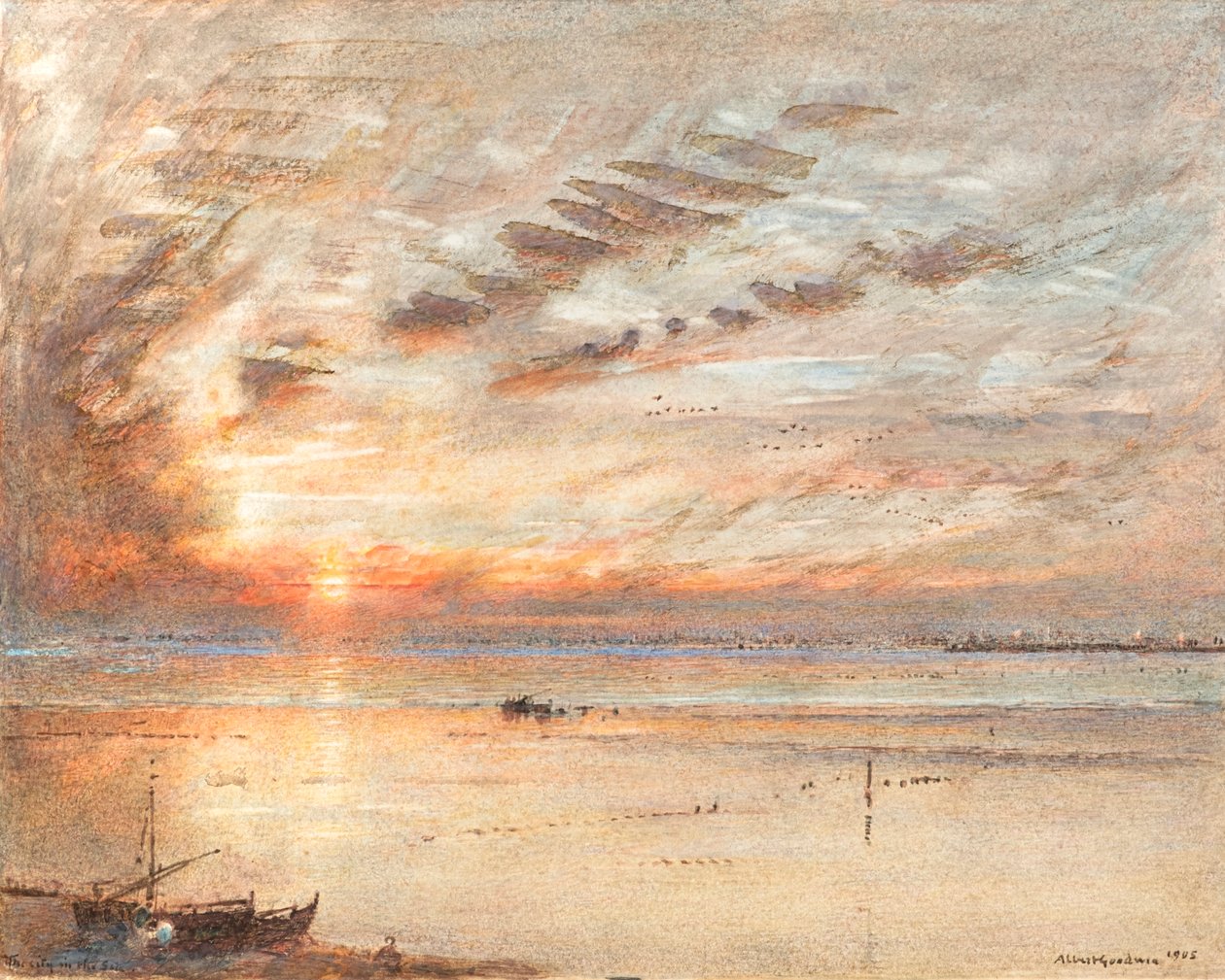 The City in the Sea by Albert Goodwin: Buy fine art print