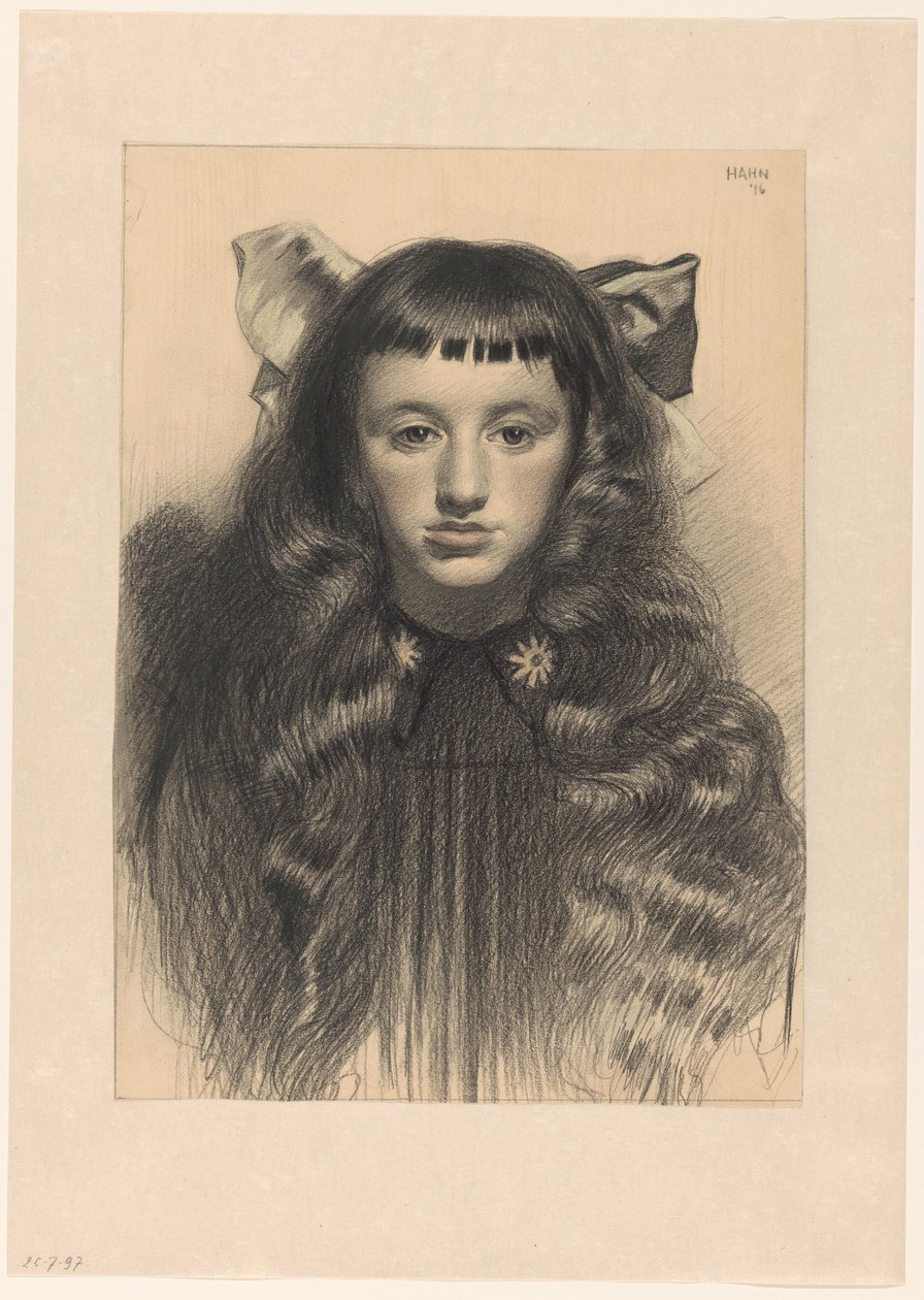 Portrait of a Girl by Albert Hahn (I): Buy fine art prints