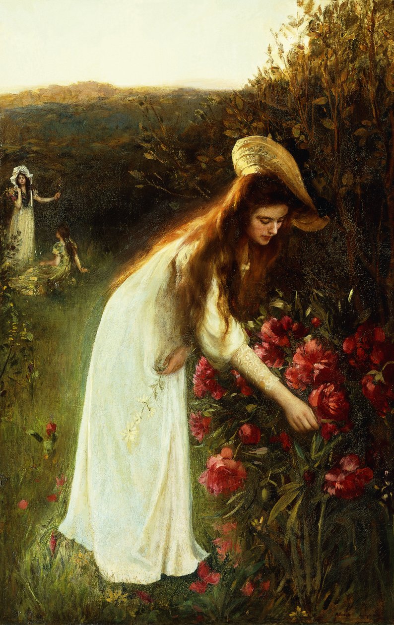 Picking Flowers by Albert Lynch: Buy fine art print