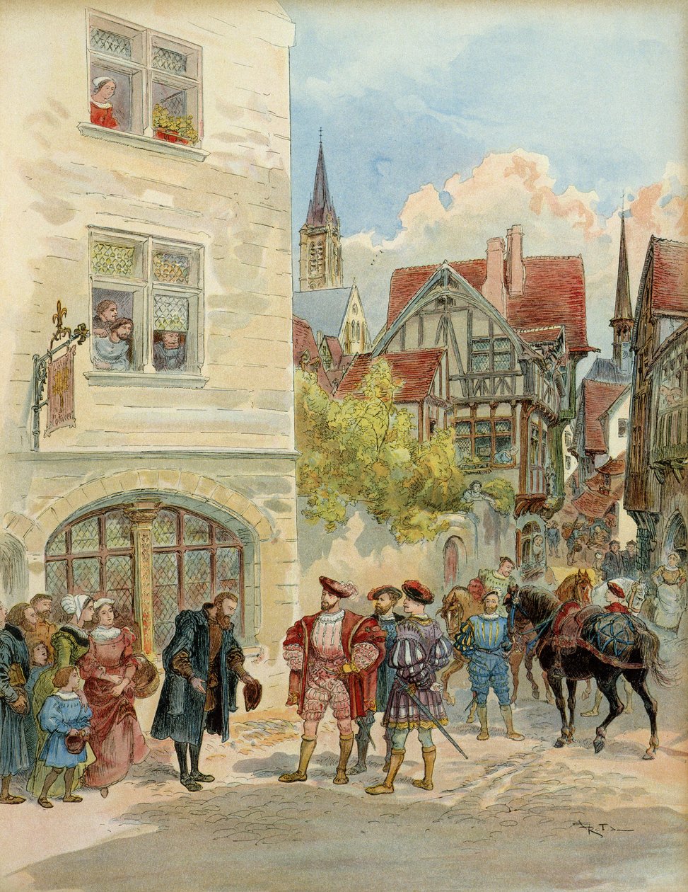 Francois I by Albert Robida: High-quality fine art print