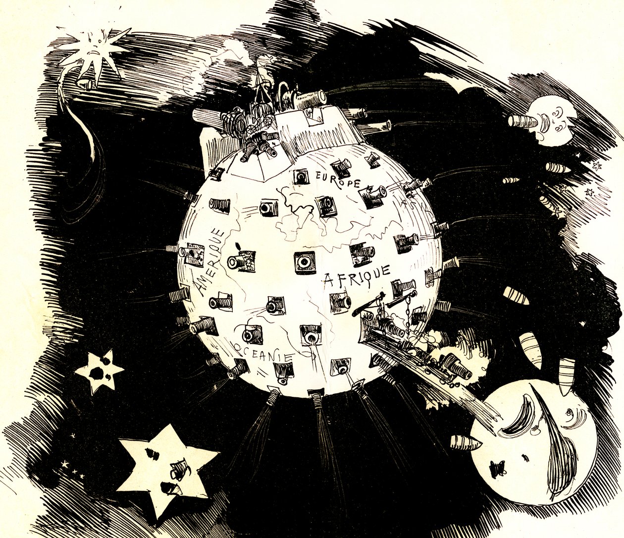 Planet Earth at War by Albert Robida: Buy fine art prints