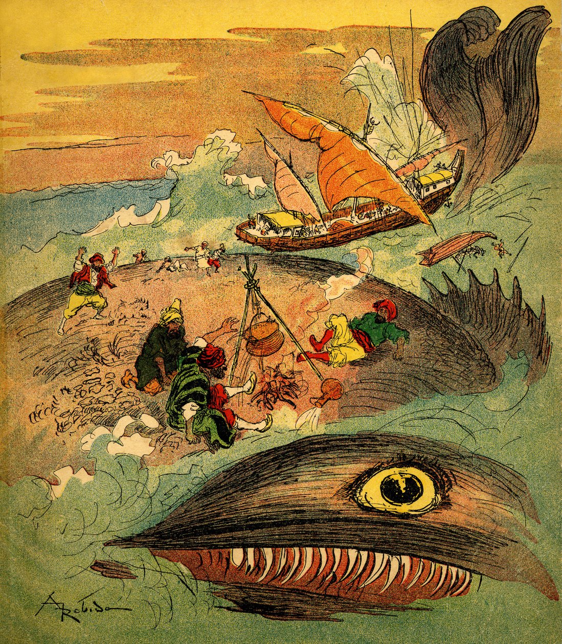 Sindbad the Sailor - Tale of the Thousand and One Nights - Sindbad and ...