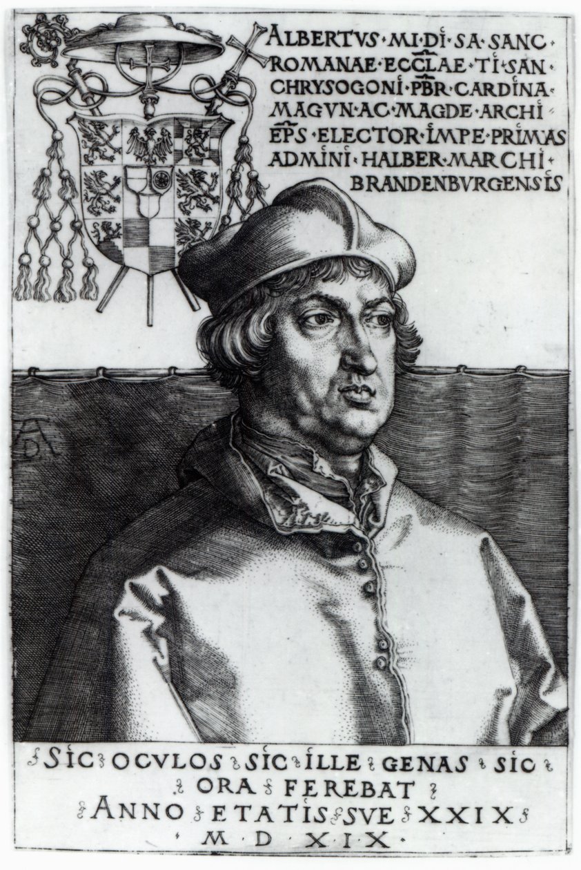 Albrecht of Brandenburg by Albrecht Dürer: Fine art print