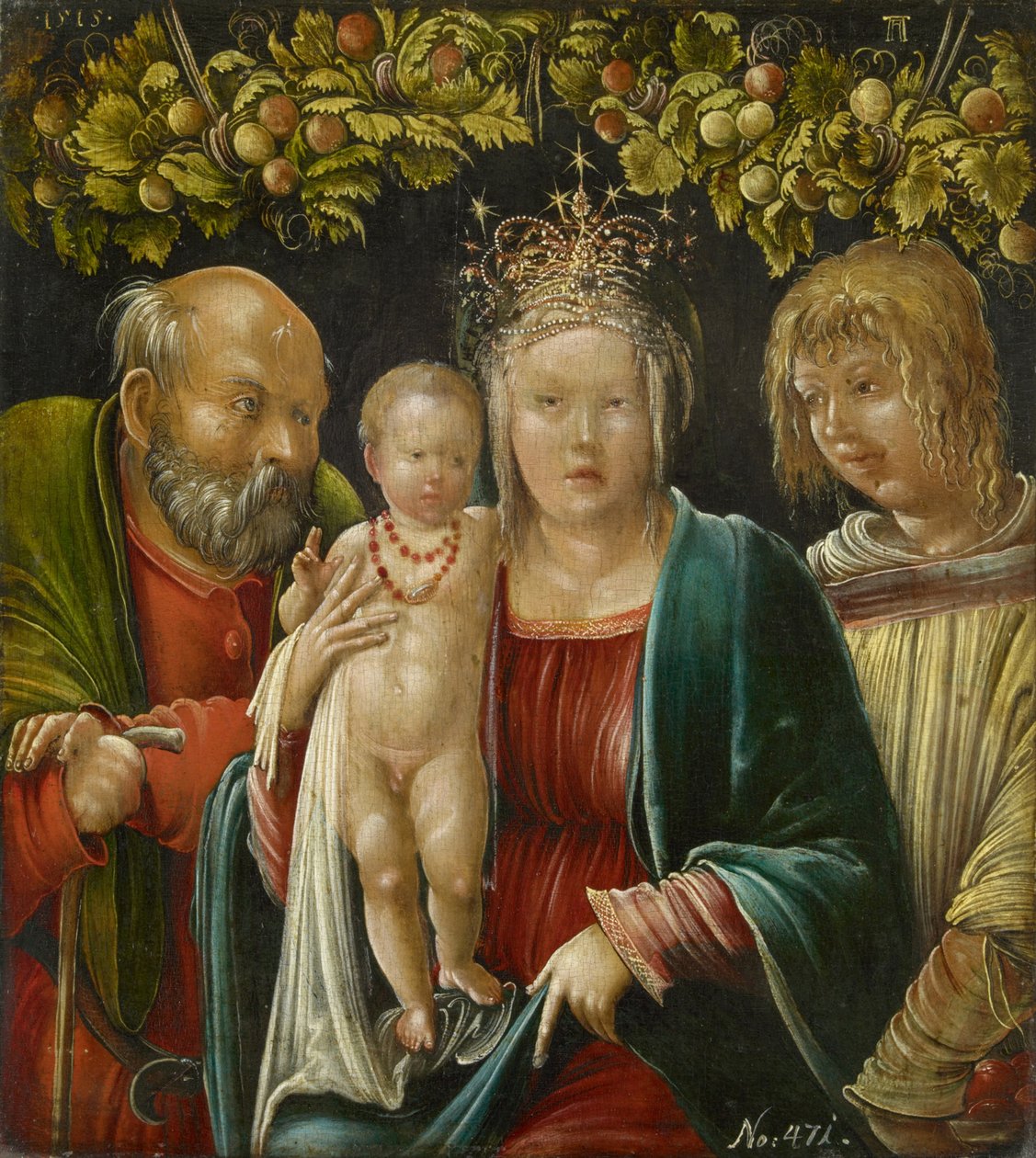 The Holy Family with Saint Agapitus, 1515
