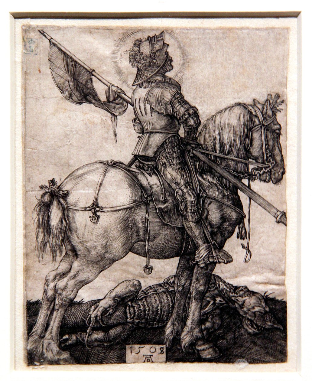 St George on Horseback by Albrecht Dürer: Fine art print