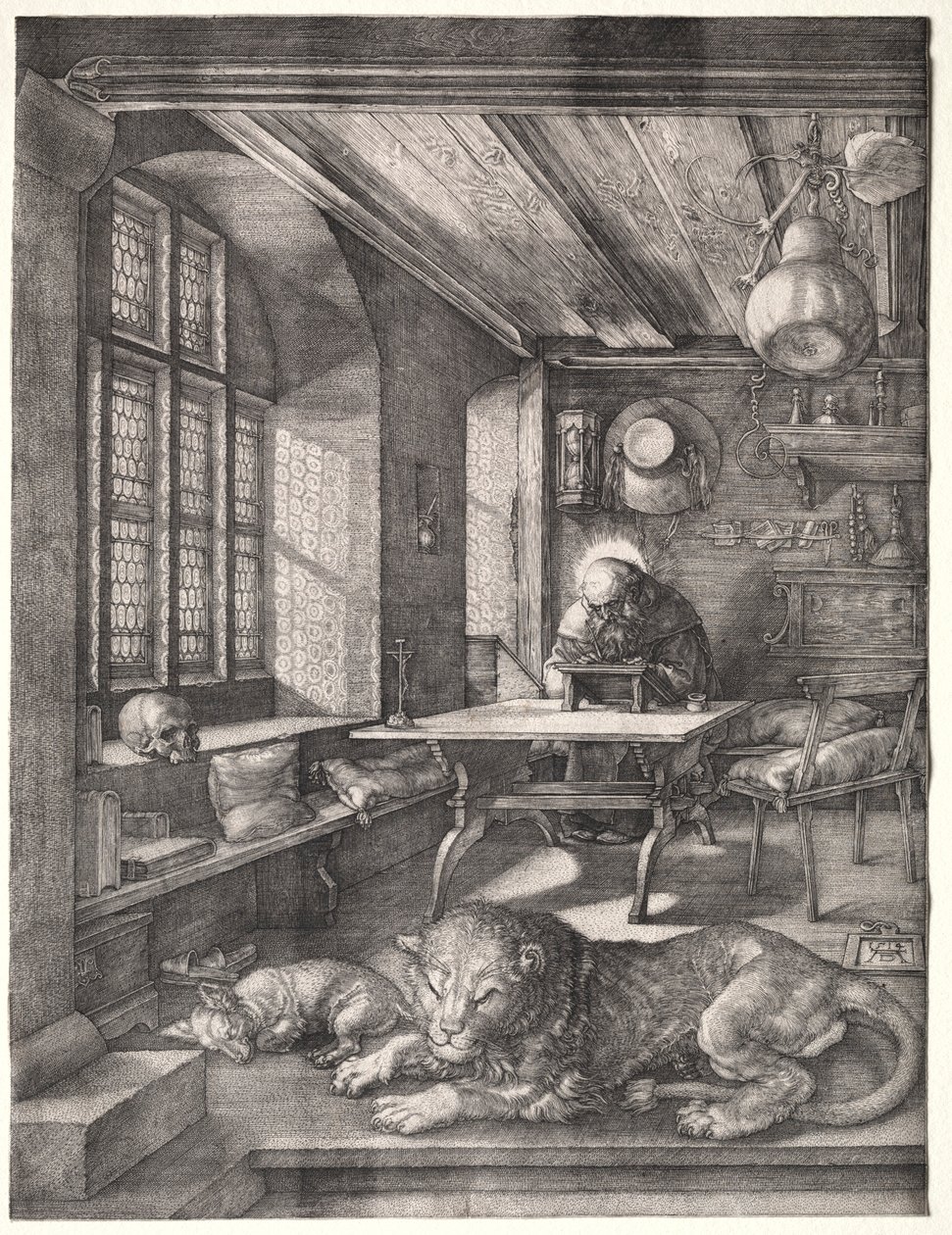 St. Jerome in His Study by Albrecht Dürer: Fine art print