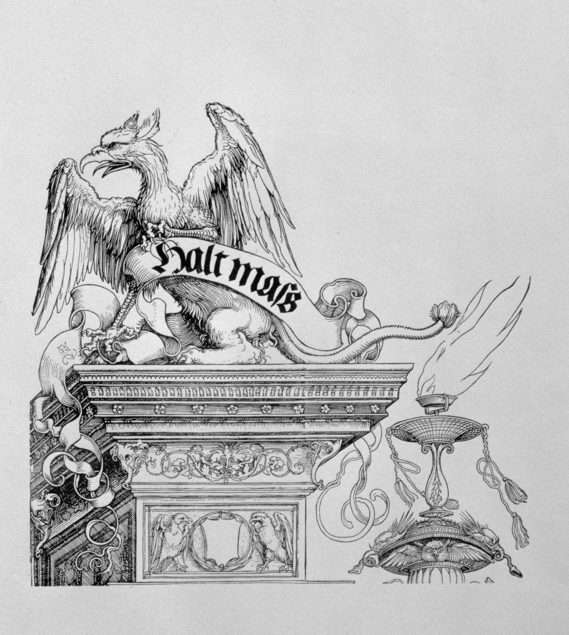 The Triumphal Arch of Emperor Maximilian I of Germany: detail of a ...