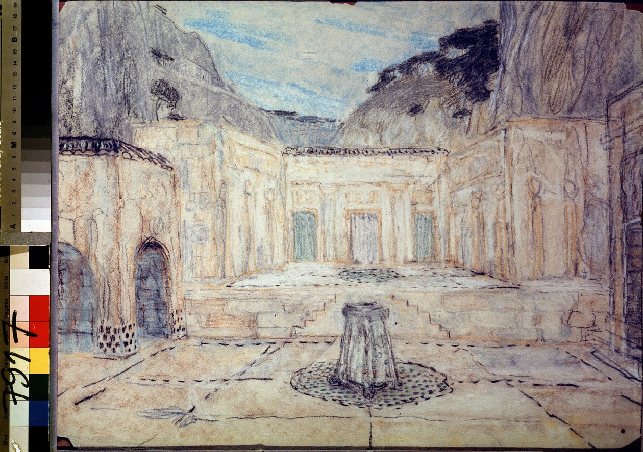 Stage Design for the Tragedy Antigone after Sophocles
