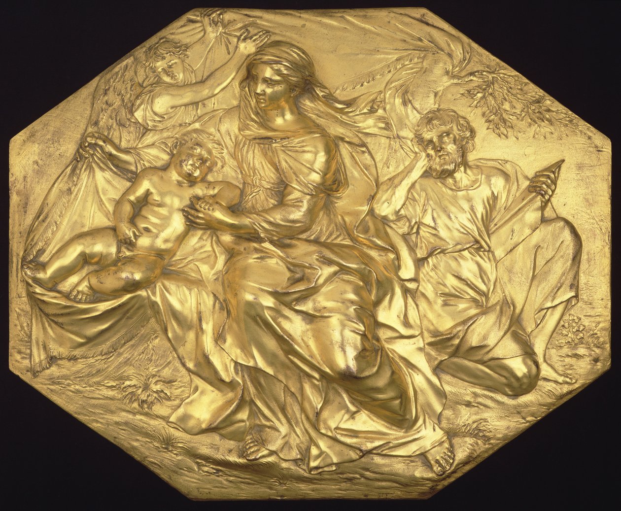 The Rest on the Flight into Egypt by Alessandro Algardi