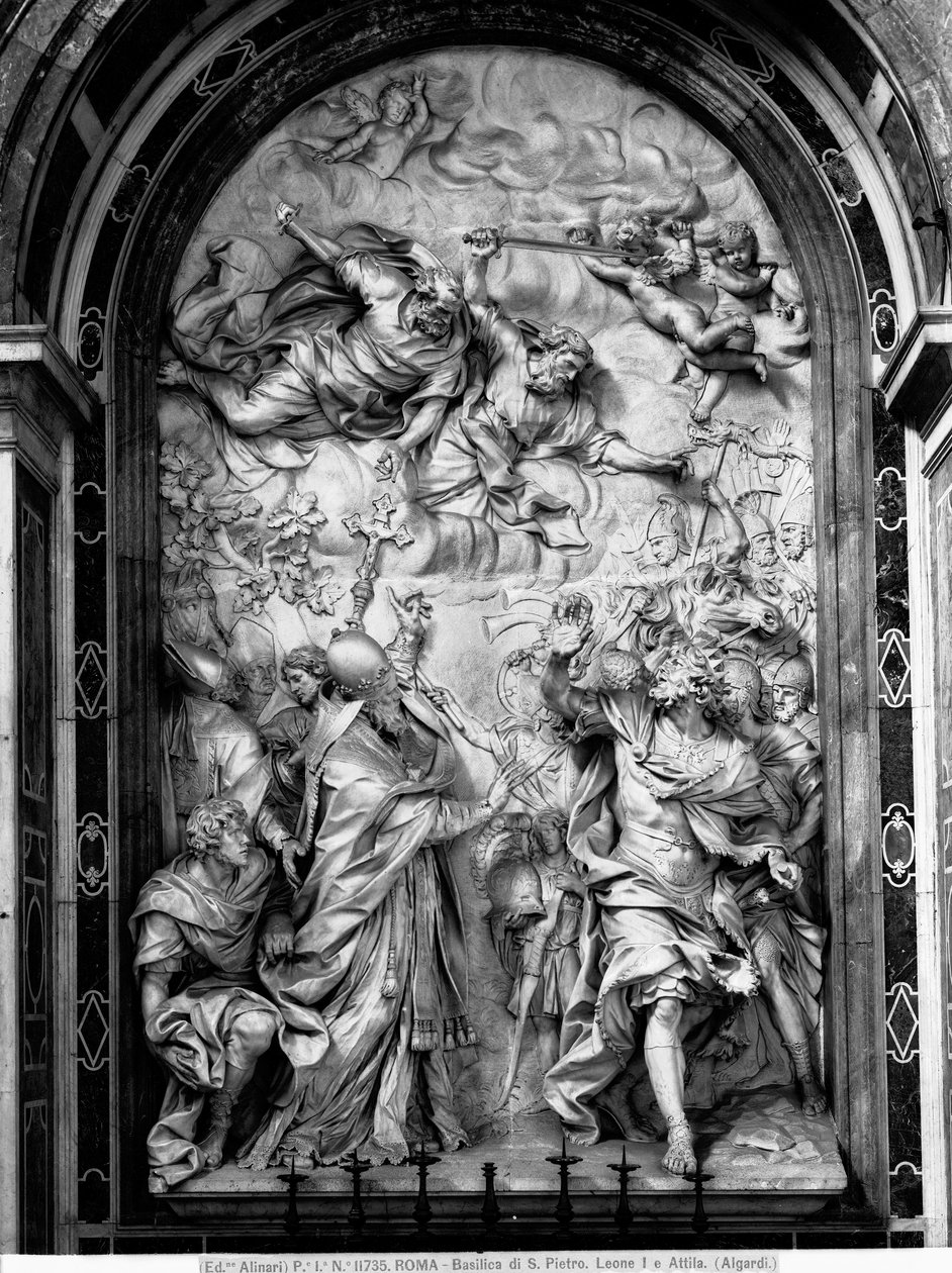 The meeting between Pope Leo the Great and Attila