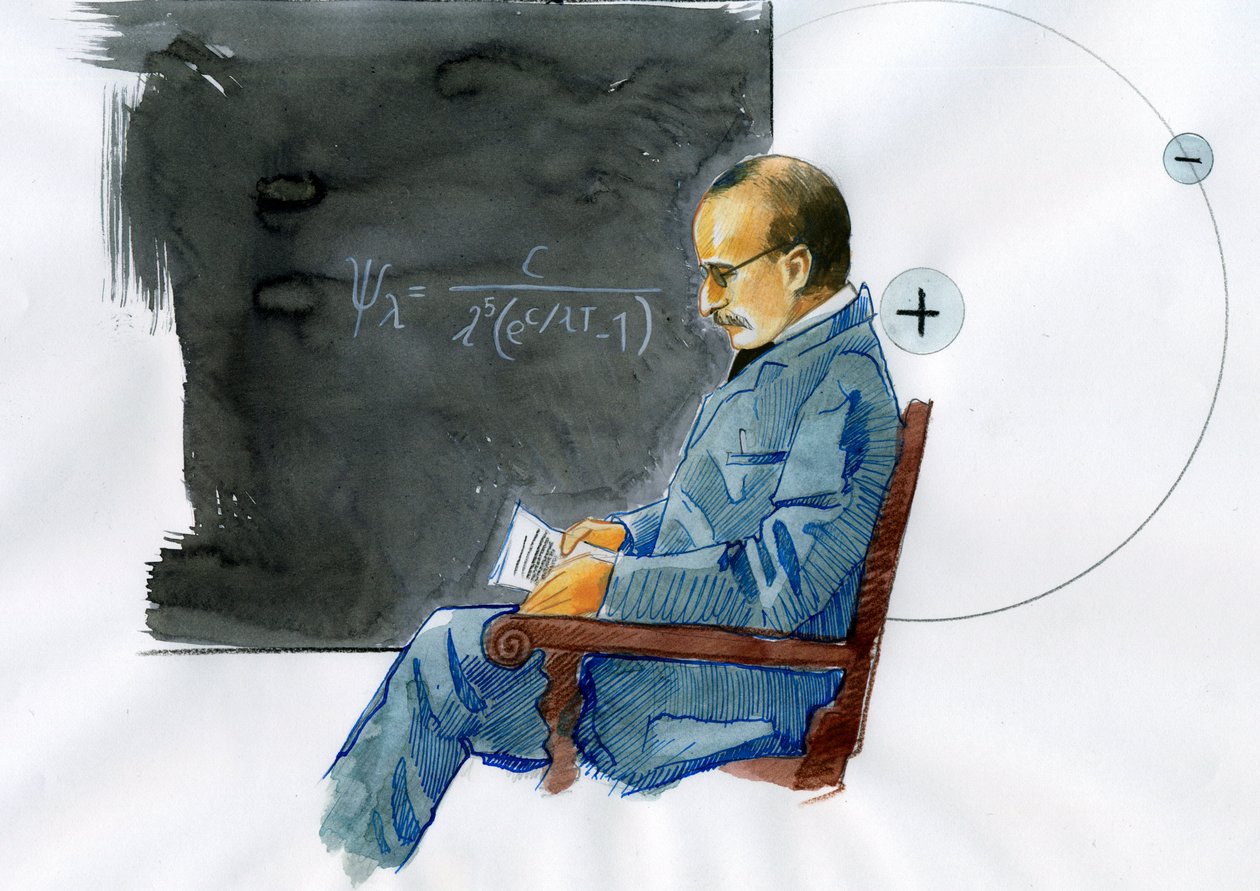 Portrait of the German physicist Max Planck (1868-1947)
