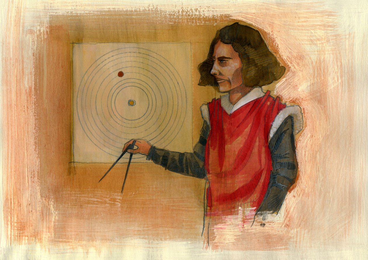 Portrait of Nicolaus Copernicus by Alessandro Lonati