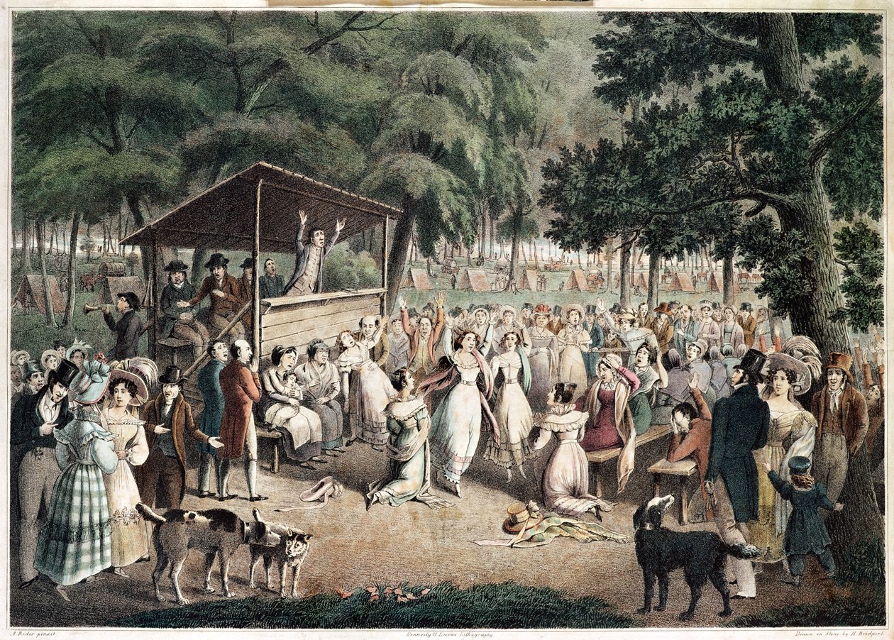 Camp Meeting by Alexander Rider: Premium art reproduction