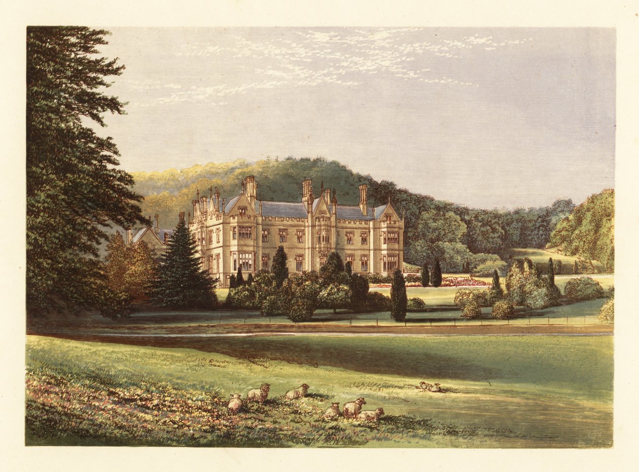 Mamhead, Devon, England, 1880 (engraving)