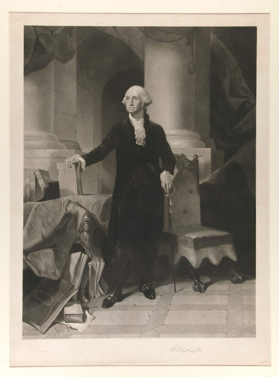 George Washington by Alexander Hay Ritchie: Fine art print