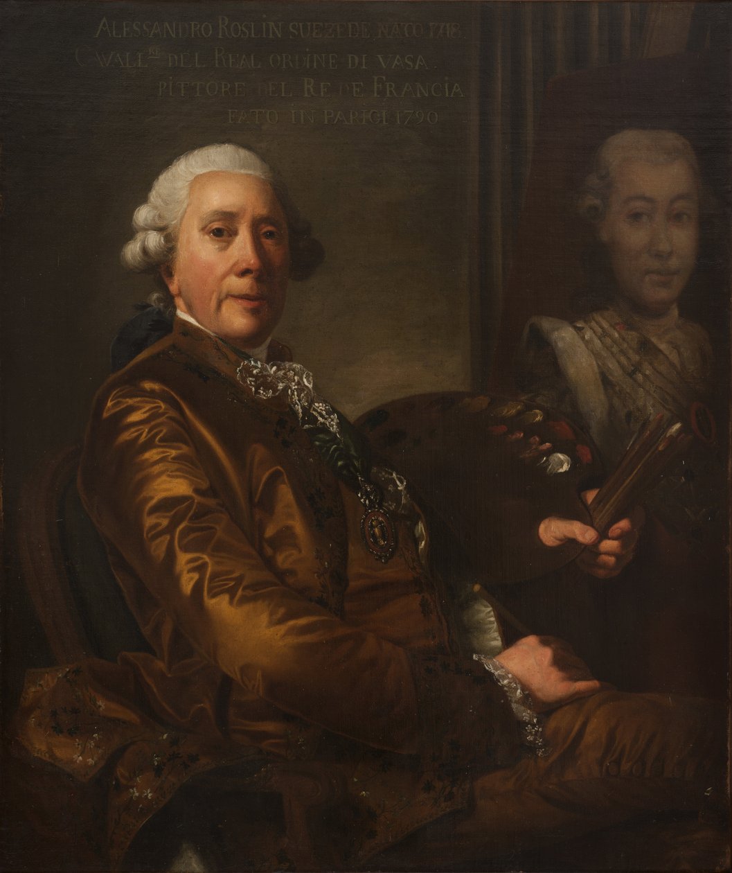 Self-Portrait by Alexander Roslin: Premium art reproduction