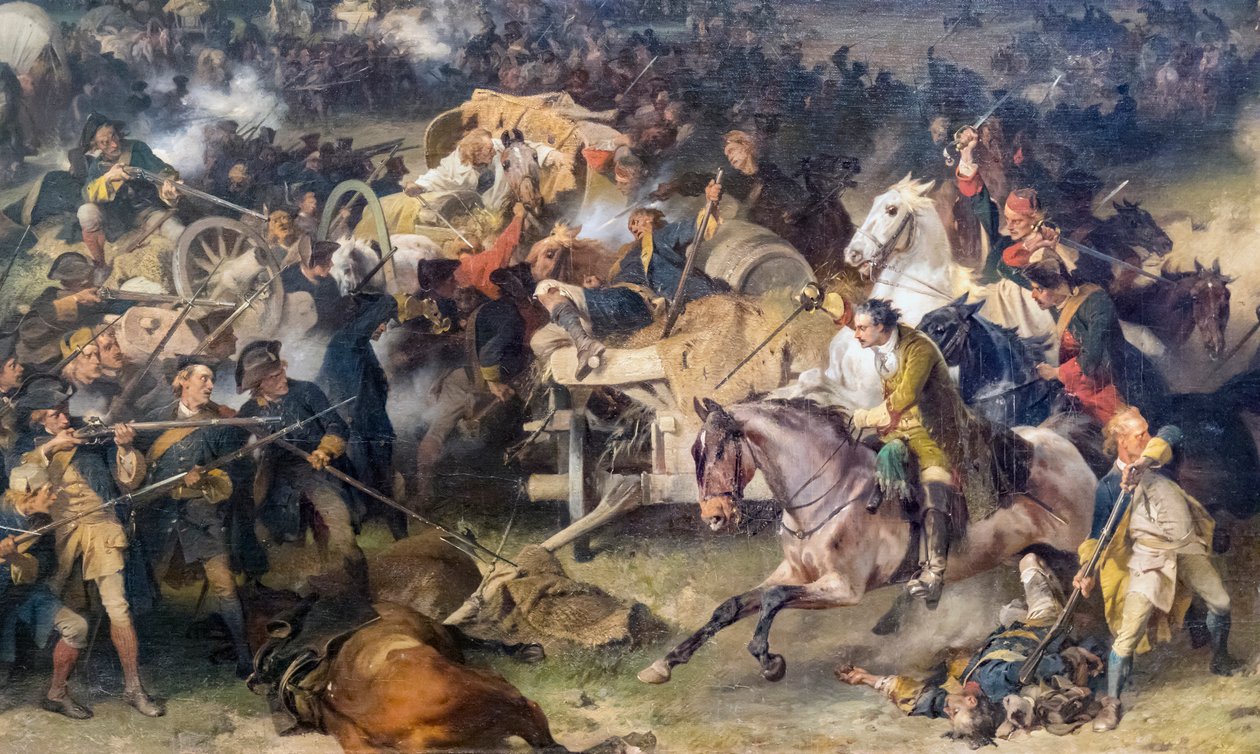 Battle of Lesnaya by Alexander von Kotzebue