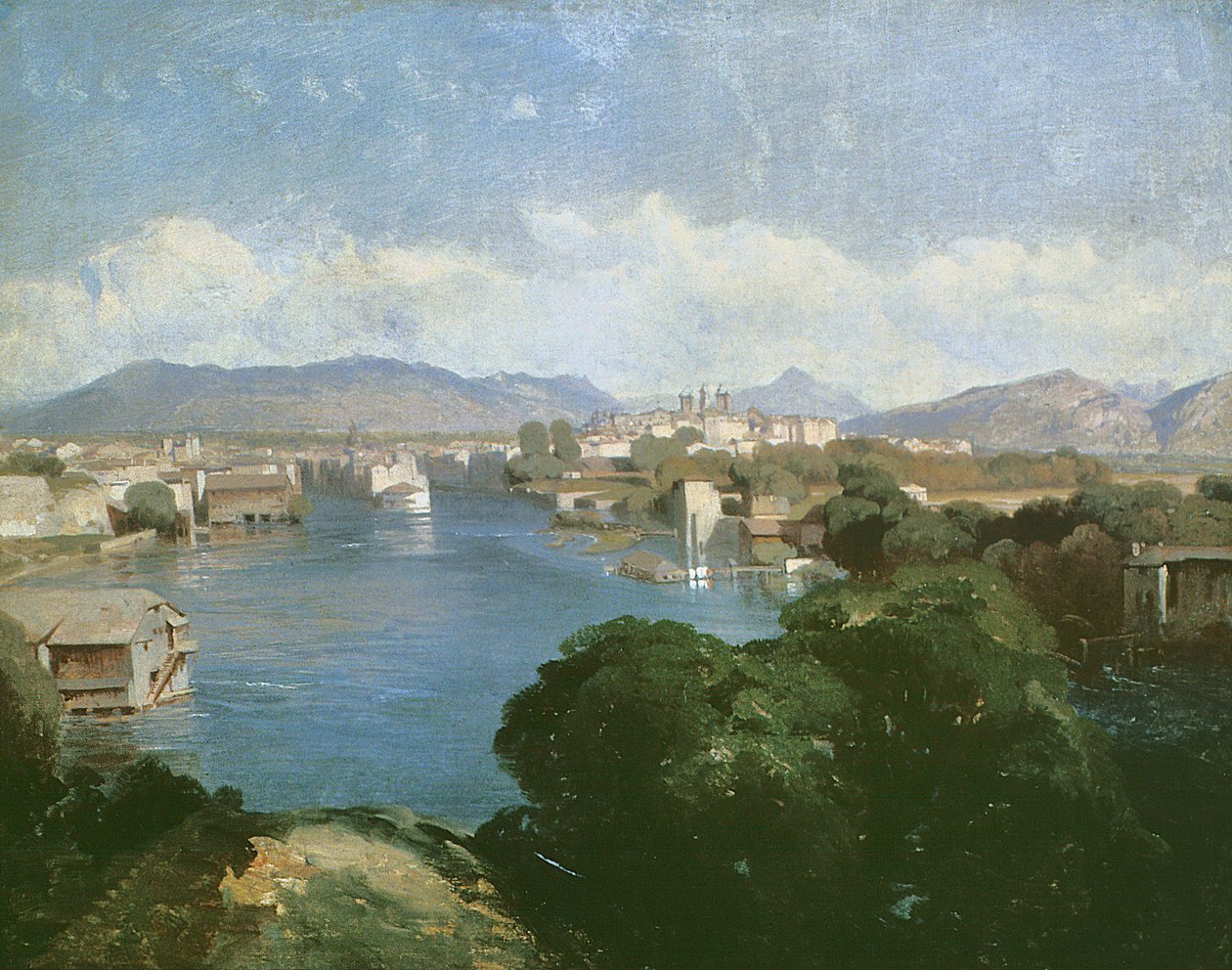 Saint-Jean-Sur, Geneva by Alexandre Calame: Fine art print