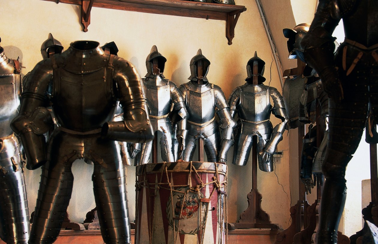 Exhibition of Ancient Armor, Armory of Churburg Castle, Schluderns ...