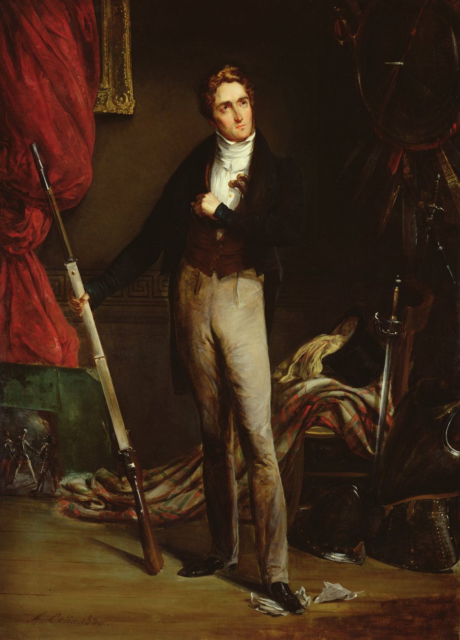 Portrait of a Young Revolutionary During the French Revolution of 1830