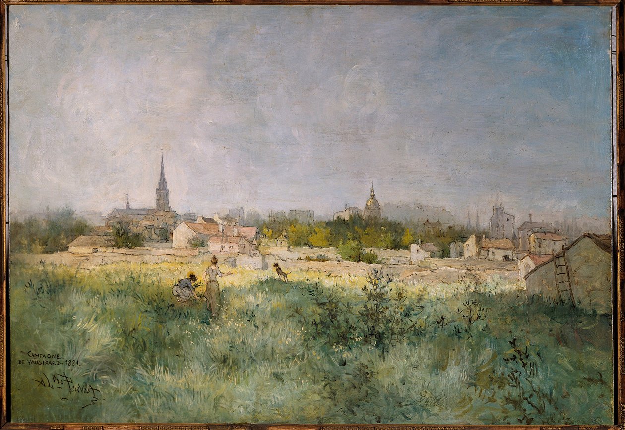 The Countryside of Vaugirard in 1881 by Alexandre Prevost