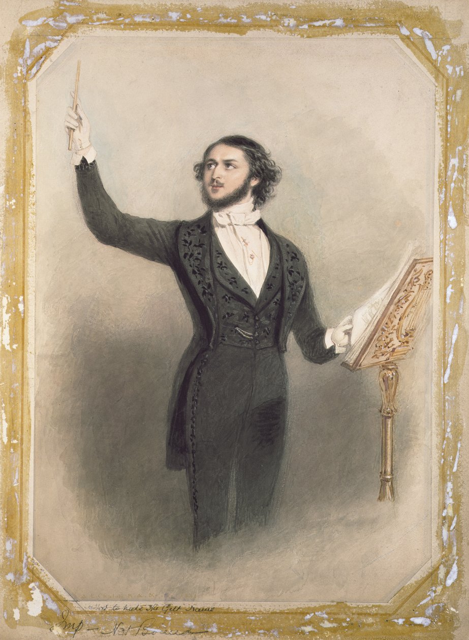 Louis Antoine Jullien by Alfred-Edward Chalon