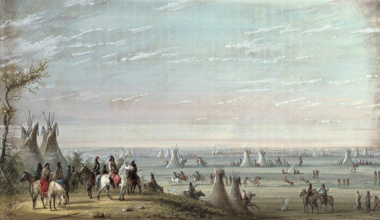 Rendezvous by Alfred Jacob Miller: Premium art reproduction